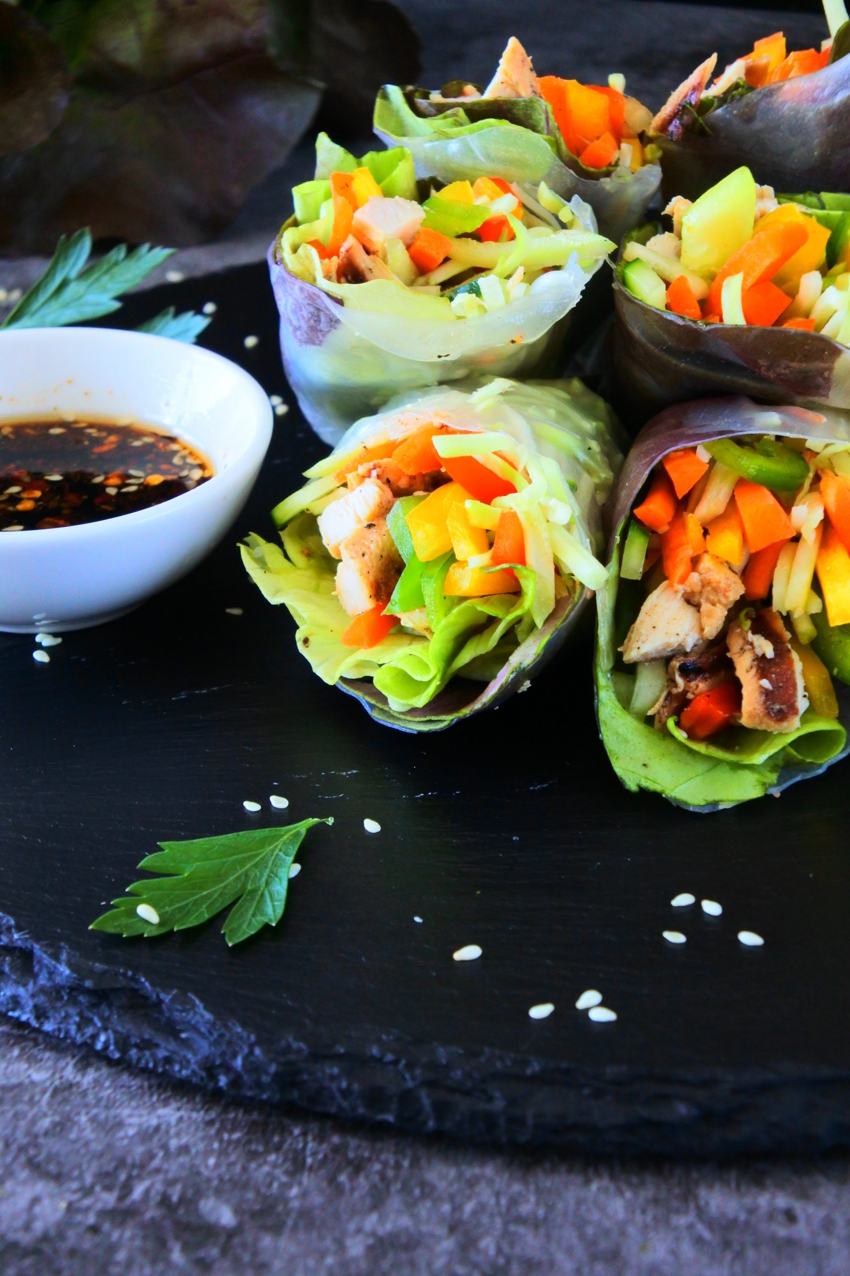 Healthy and Fresh Summer Rolls - Kitrusy