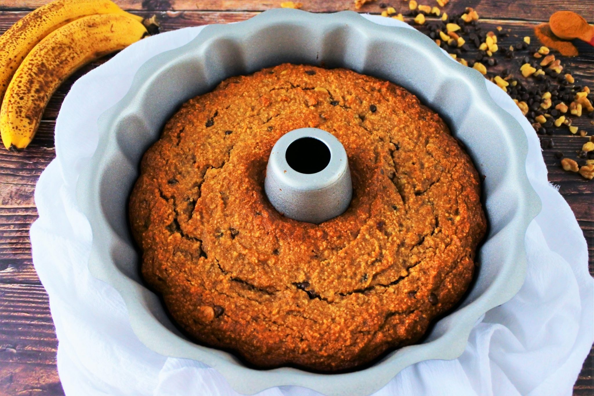Super Moist Banana Bundt Bread (Gluten-Free) - Kitrusy